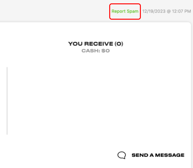How can I report a spam offer? – Arena Club